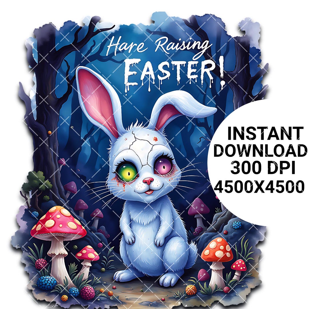 Horror Easter PNG Easter Horror Sublimation Easter Horror Png Easter ...