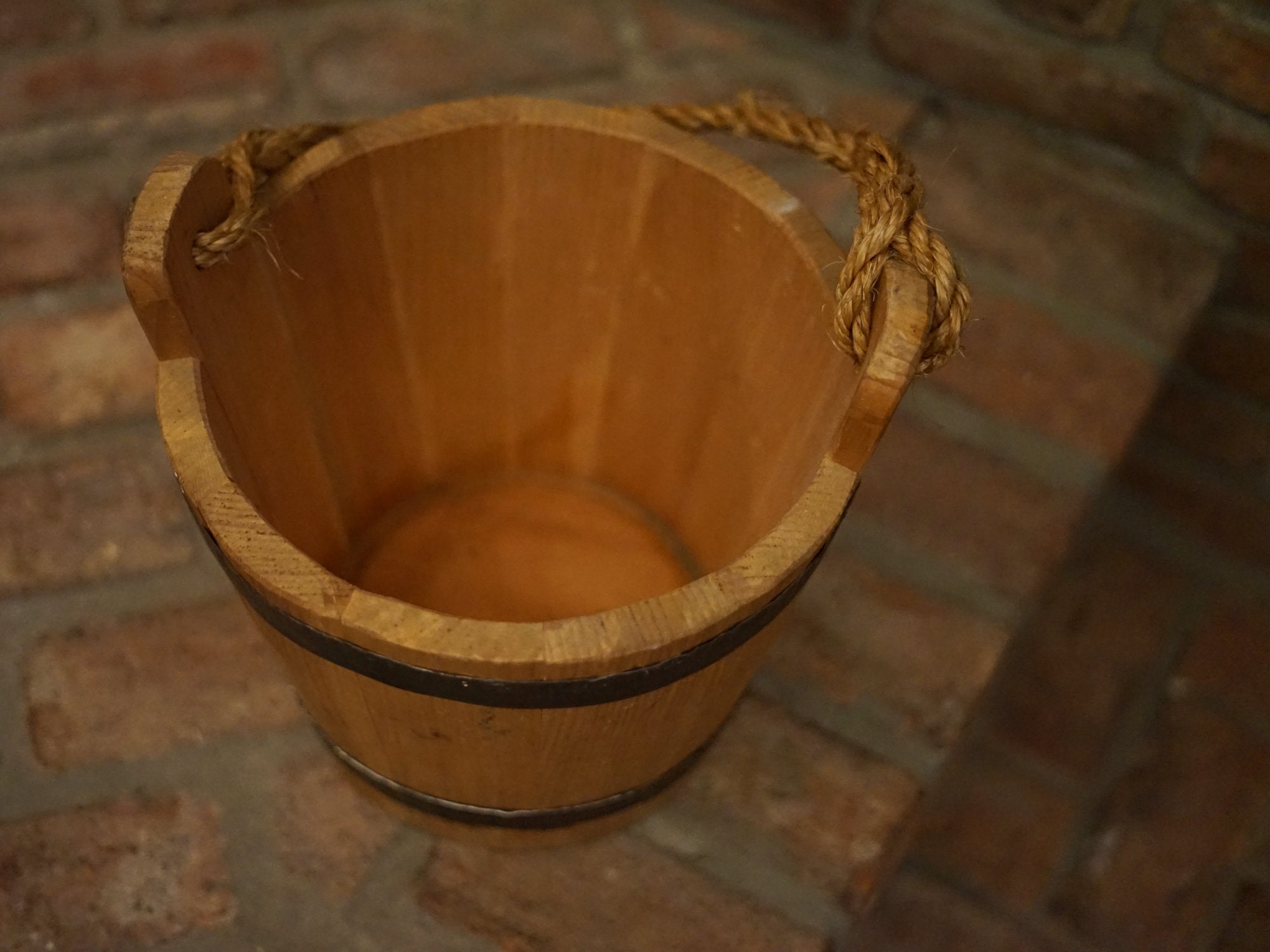 Primitive Bucket, Wooden Bucket, Civil War Reenactment Gear - Etsy