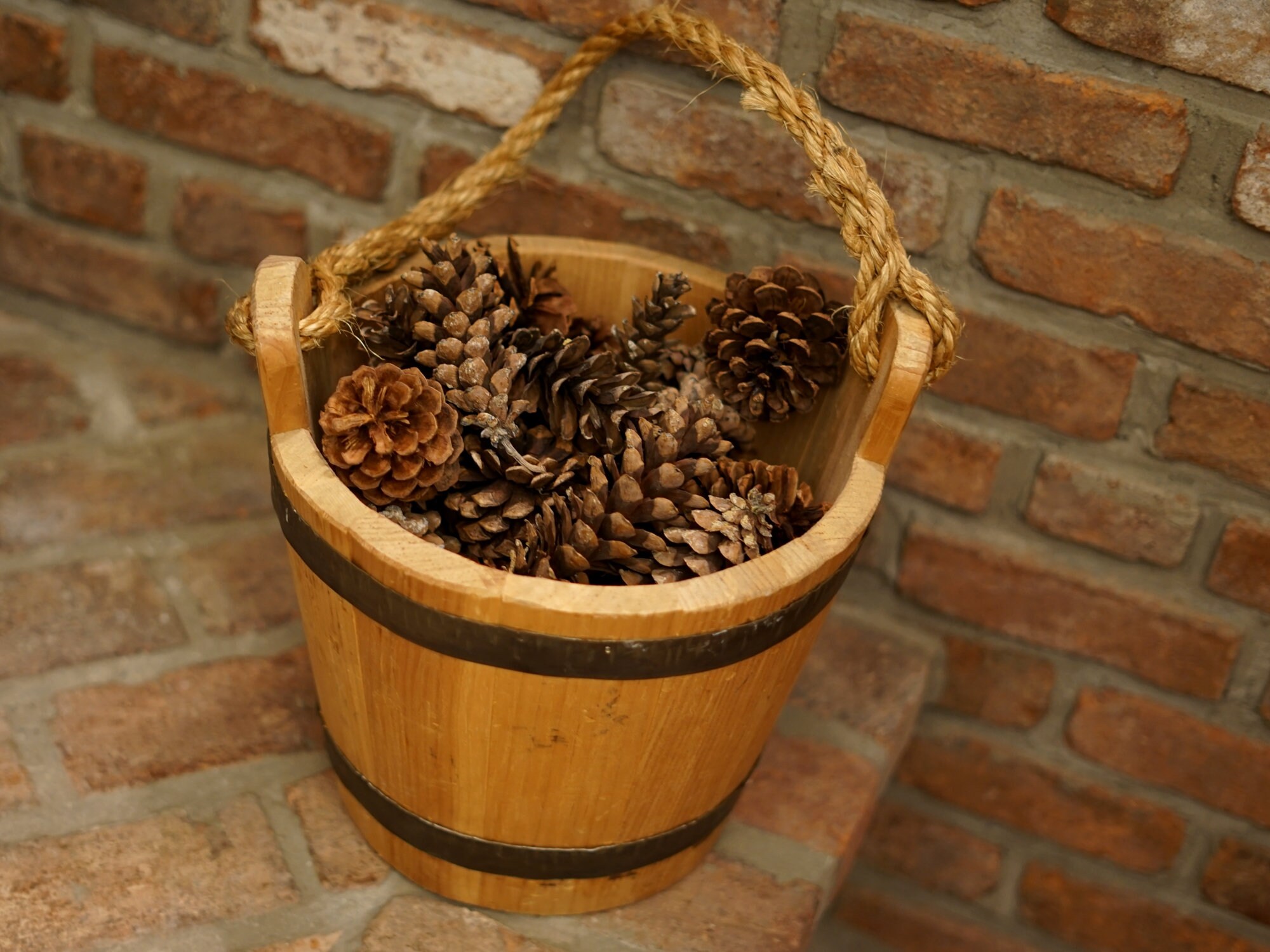 Primitive Bucket, Wooden Bucket, Civil War Reenactment Gear - Etsy