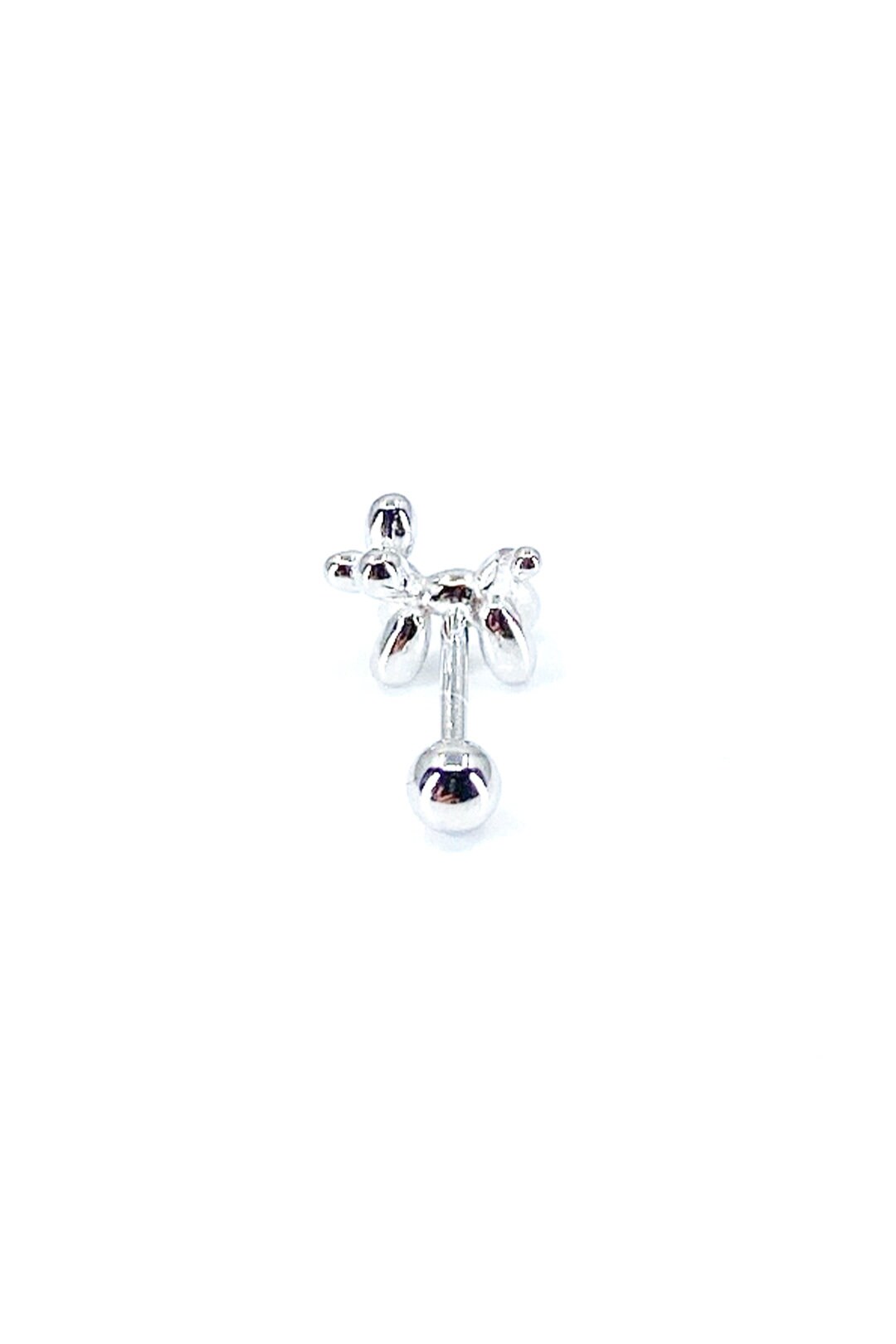 Balloon Dog Piercing,dog Piercing Stud Earrings,helix Piercing,screw ...