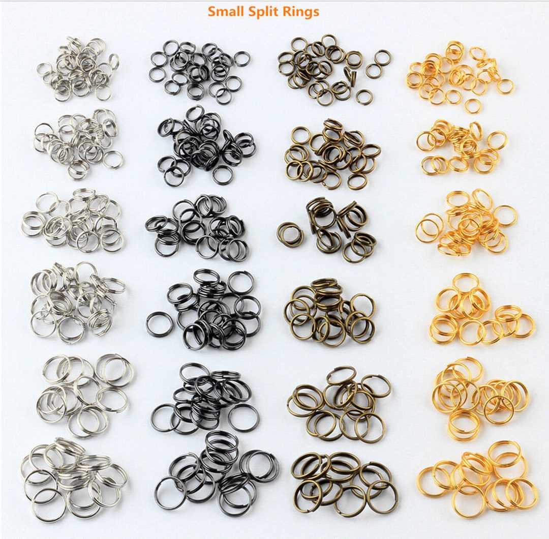 5mm Round Split Ring Double Loop Key Rings Keychain Rustproof Metal - Etsy
