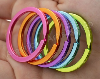 Flat Split Rings - Etsy