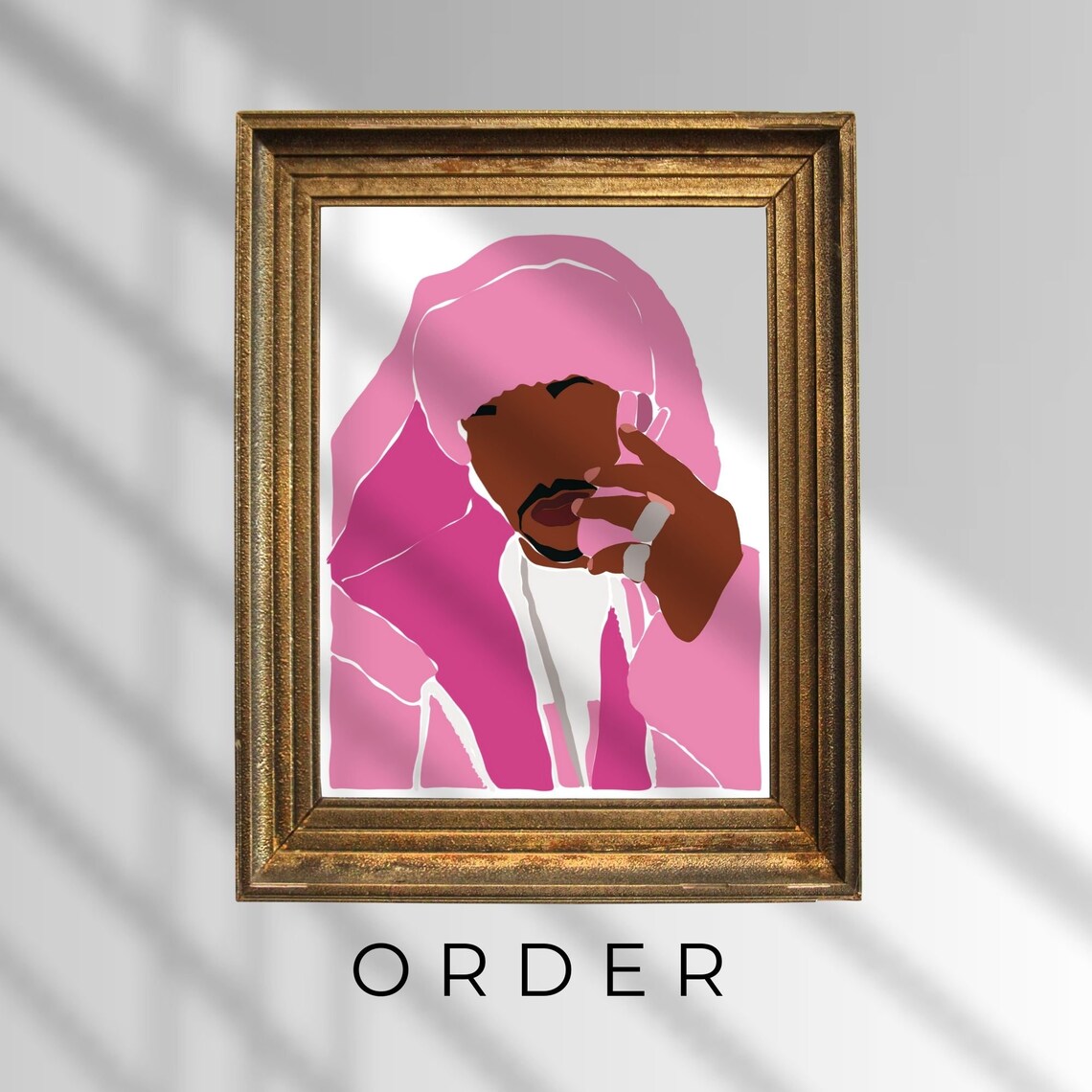 Cam'ron Fan Art, Killa Cam, No Face, Wall Art, Poster, Hip Hop, Icon ...