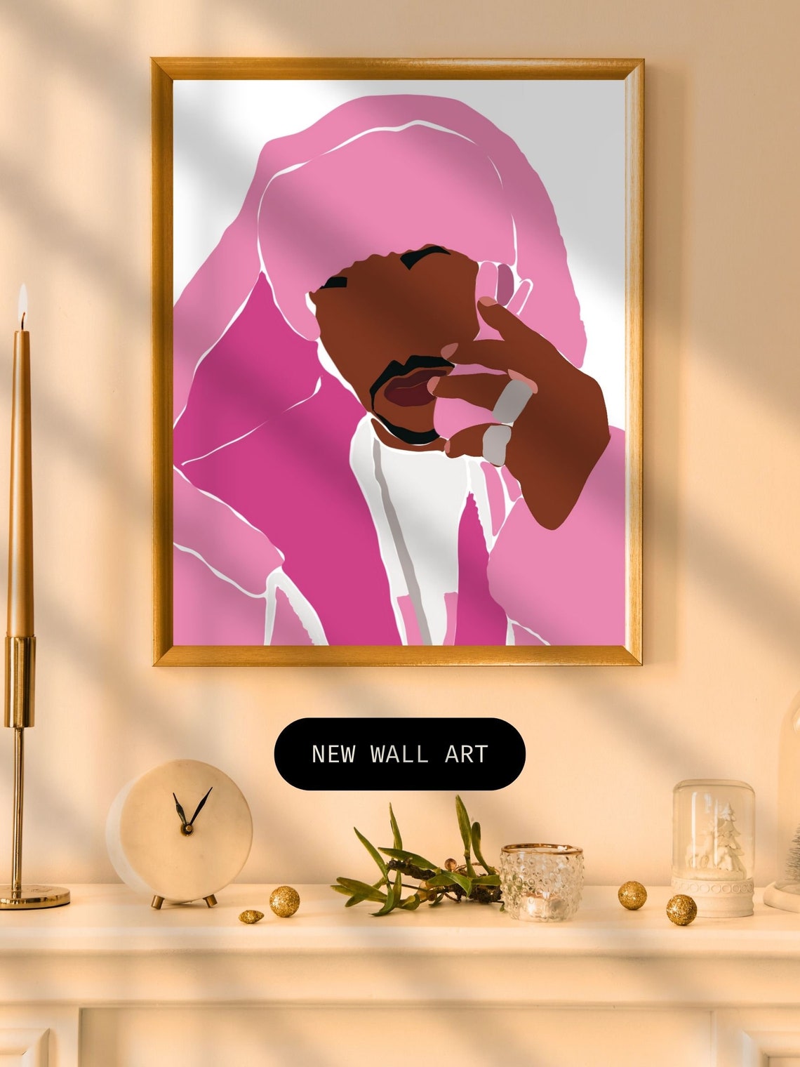 Cam'ron Fan Art, Killa Cam, No Face, Wall Art, Poster, Hip Hop, Icon ...