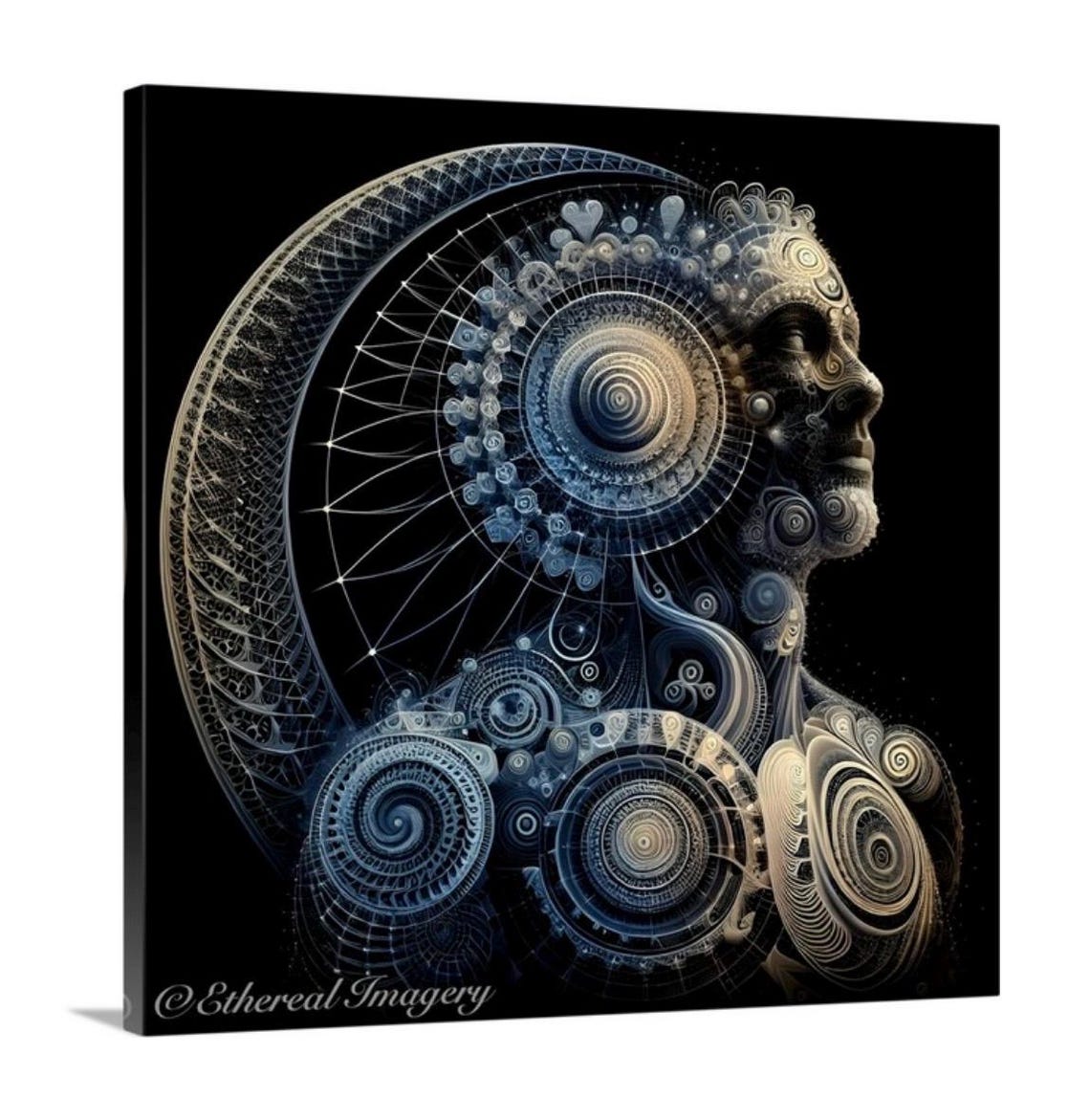 Sacred Geometry Canvas Print: Metaphysical Shaman Art (20x20) - Etsy