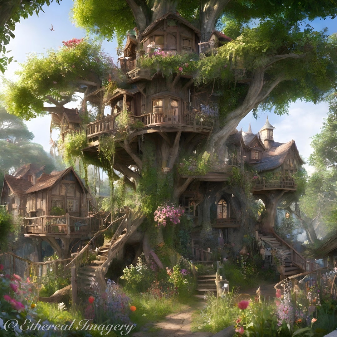 Nursery Art, Children’s Art | Cottagecore | Fantasy Wall Art ...