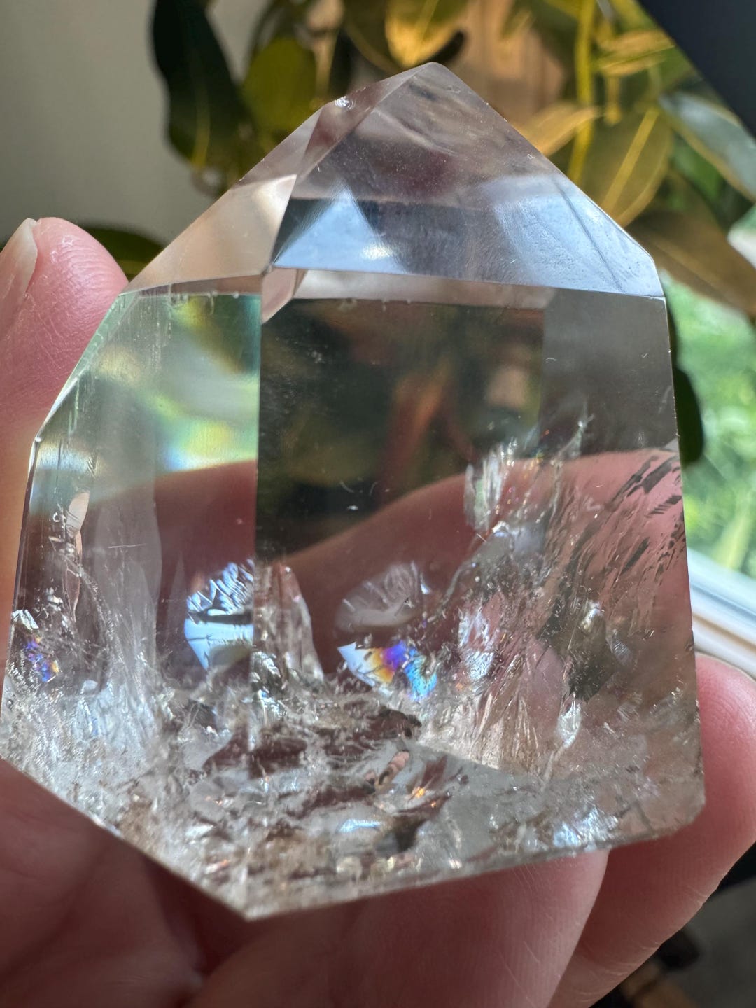Clear Quartz Crystal Tower- Polished Freestanding Point, Ethically ...
