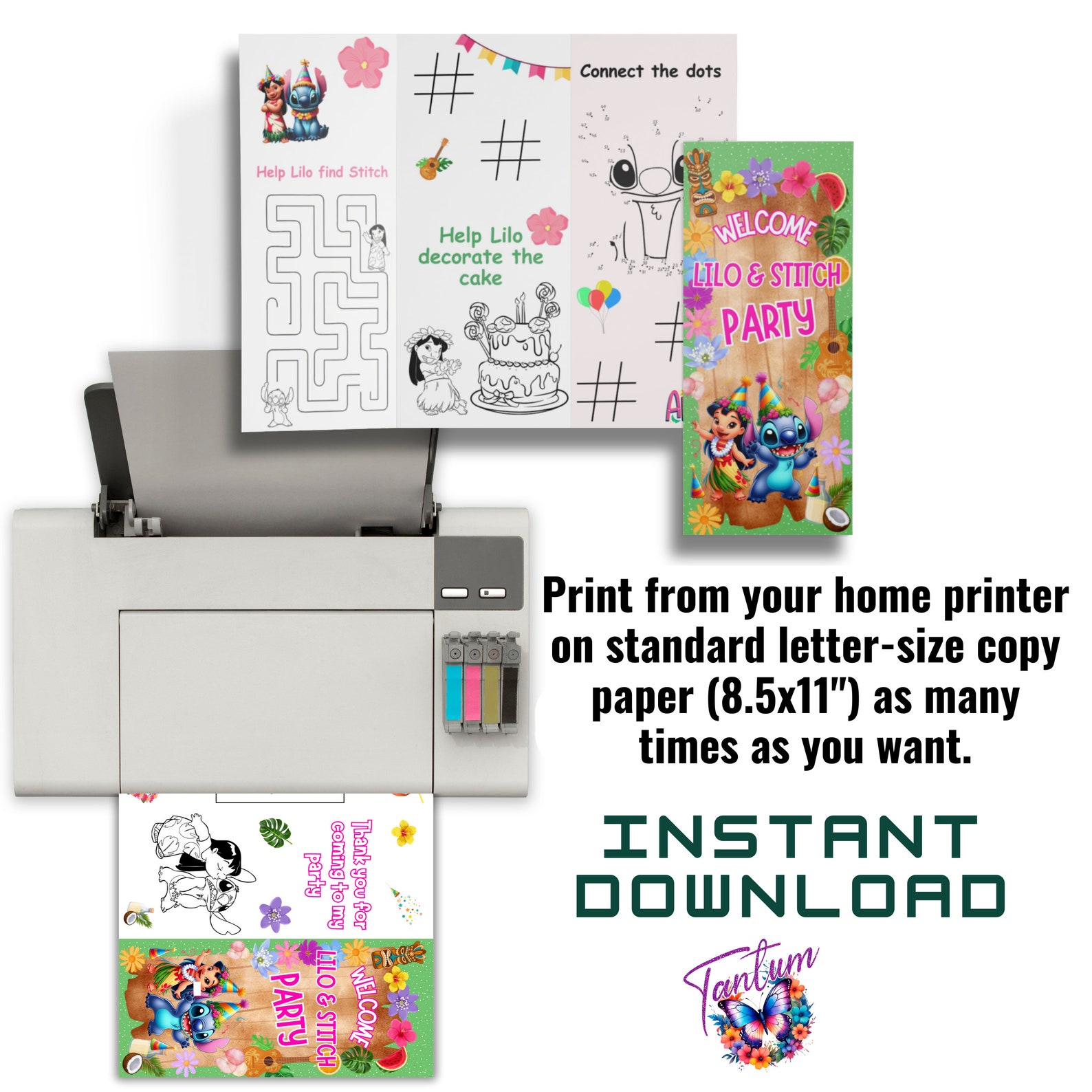 Printable Lilo and Stitch Activity Sheet, Lilo and Stitch Coloring Page ...