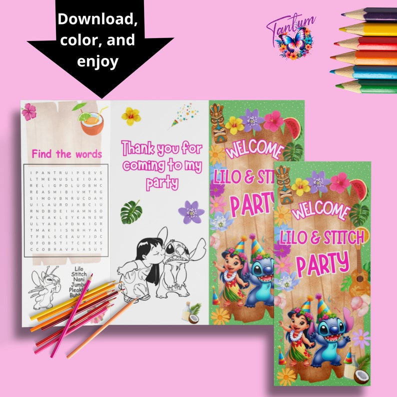 Printable Lilo and Stitch Activity Sheet, Lilo and Stitch Coloring Page ...