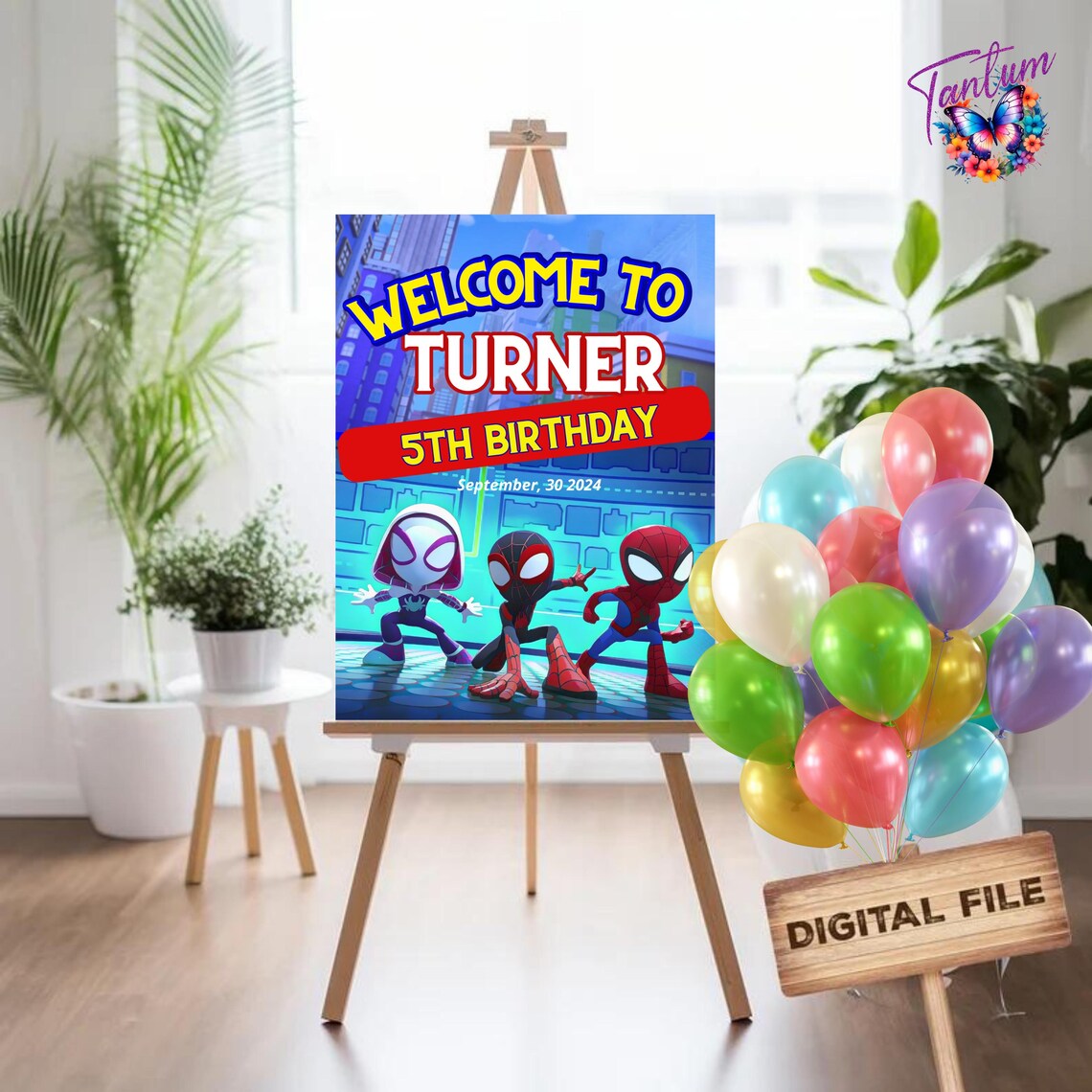 Spidey Welcome Sign, Spidey Welcome Poster, Spidey Birthday Sign ...