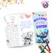 Printable Stitch Activity Sheet, Stitch Trifold, Stitch Coloring Page ...