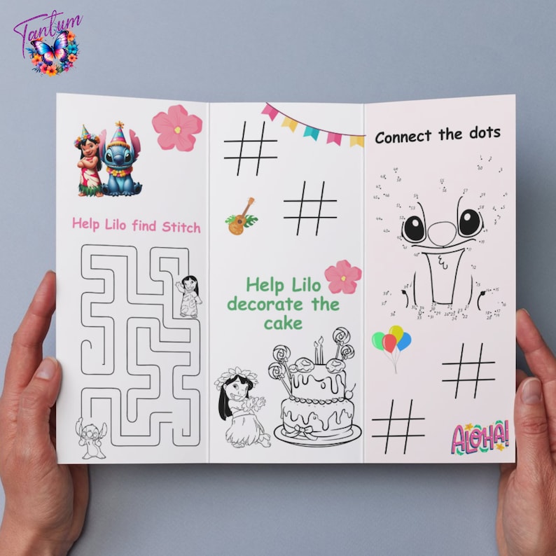 Printable Lilo and Stitch Activity Sheet, Lilo and Stitch Coloring Page ...