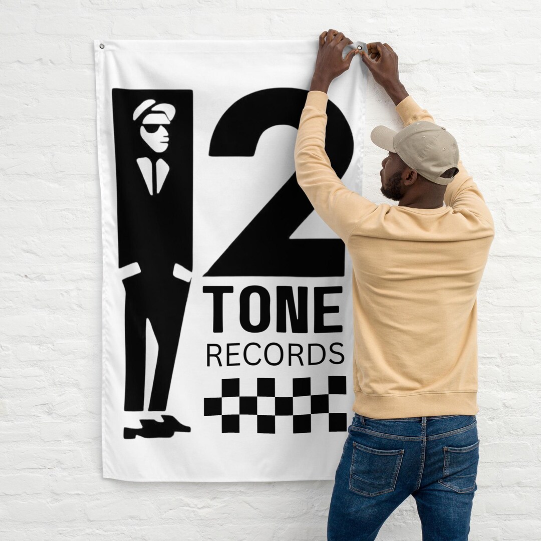 2 Tone Records Banner Flag: Classic Ska Music, Rude Boy Style - Etsy