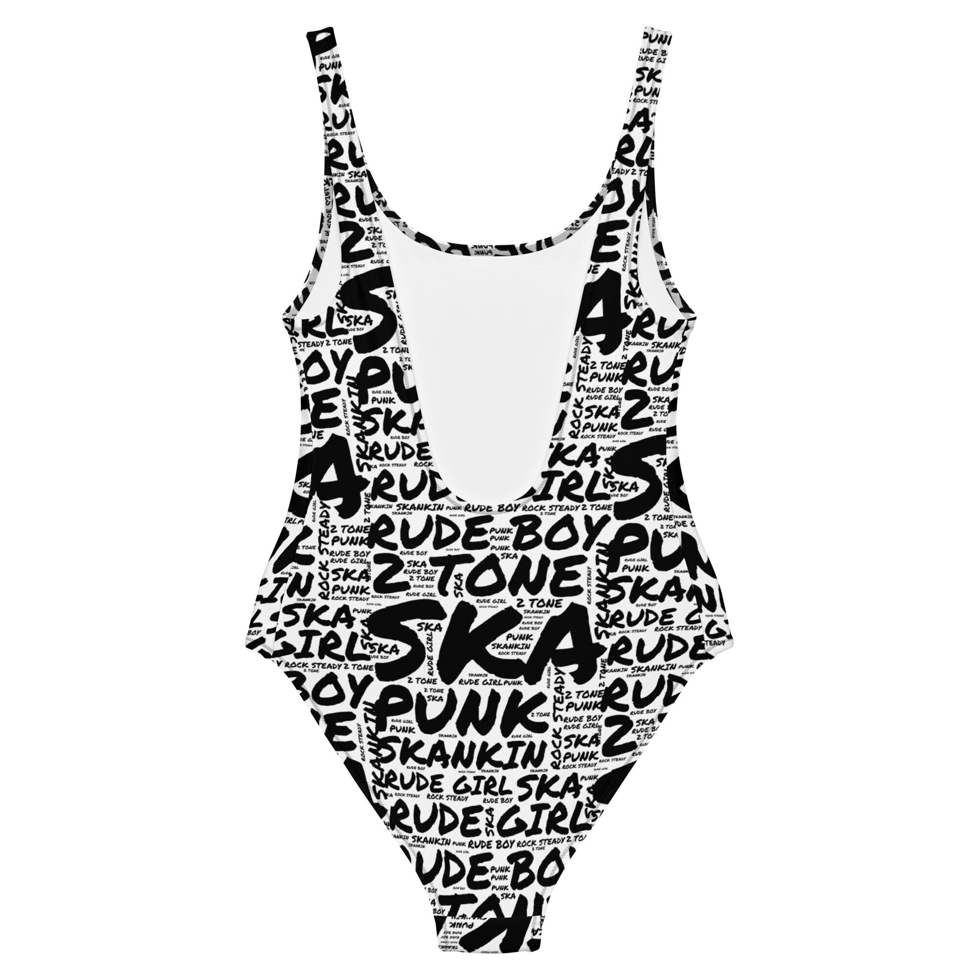 One-piece Swimsuit 2 Tone Ska Rude Girl 2 Tone Ska Ska - Etsy