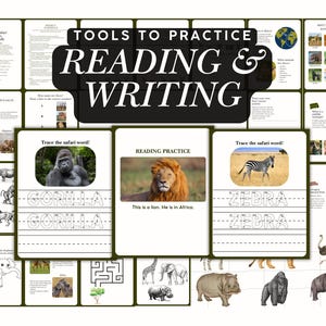 African Safari Animals Unit Study | Early Learning Unit for Preschool ...