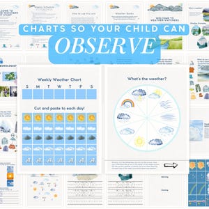 Weather Watchers Unit Study | A Preschool & Kindergarten Science Course ...