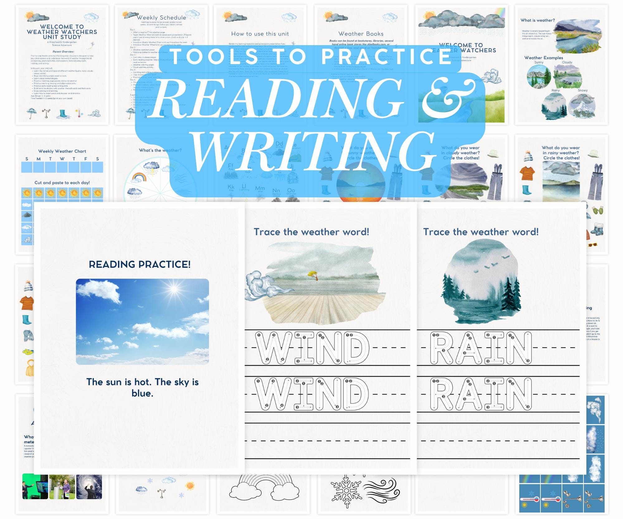 Weather Watchers Unit Study | A Preschool & Kindergarten Science Course ...