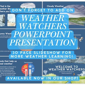 Weather Watchers Unit Study | A Preschool & Kindergarten Science Course ...