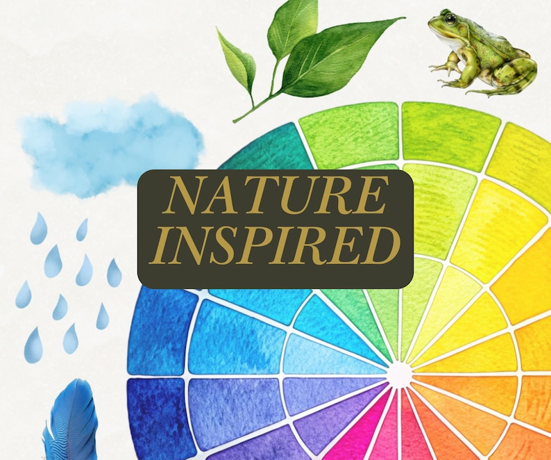 Nature Color Wheel Printable Poster | Printable Classroom Decorations ...