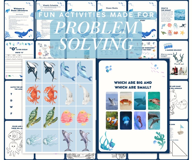 Ocean Adventures Unit Study | A Preschool & Kindergarten Science Course ...