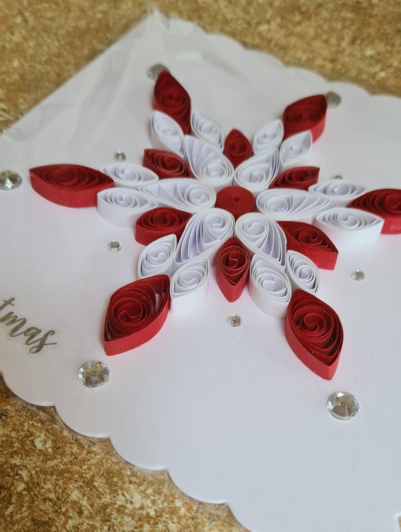 Quilled Christmas Cards Quilled Cards Christmas Tree Cards - Etsy