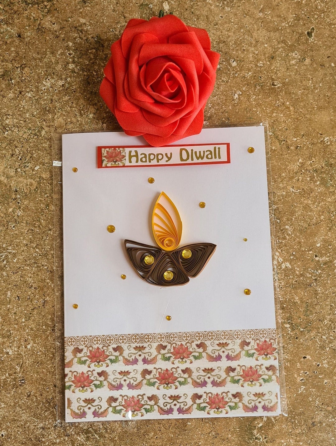 Stunning Handmade Quilled Diwali/bandi Chhor Divas Cards - Etsy