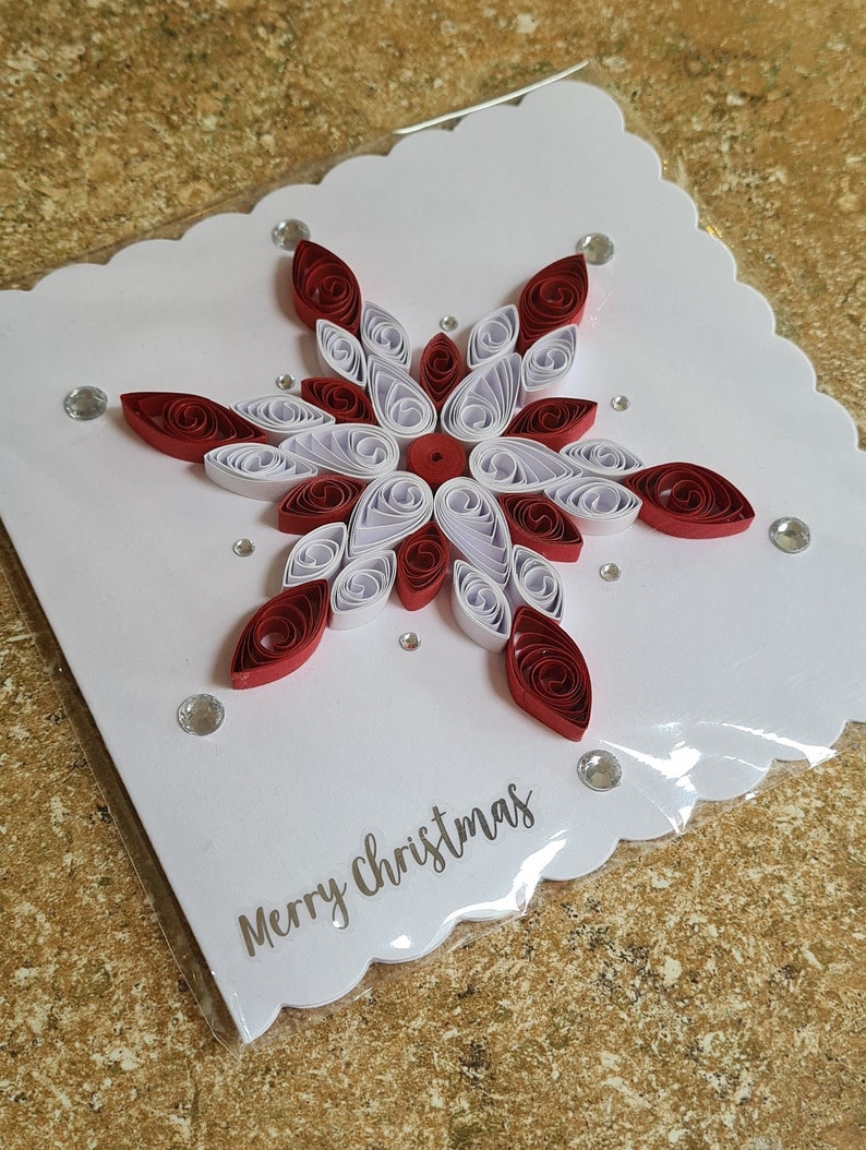 Quilled Christmas Cards Quilled Cards Christmas Tree Cards - Etsy