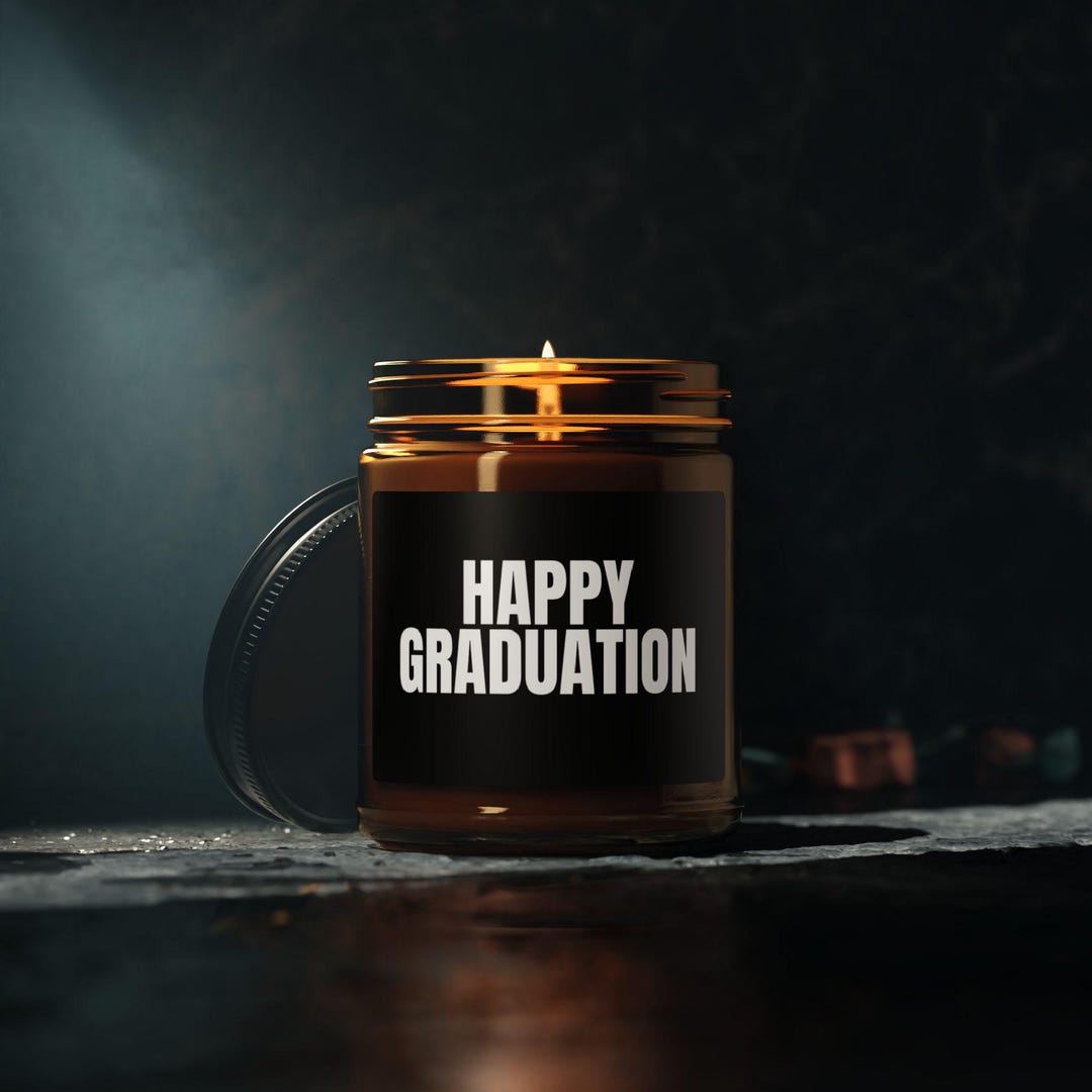 Happy Graduation Candle, Graduation Gift, Gift for Graduate, Graduation ...