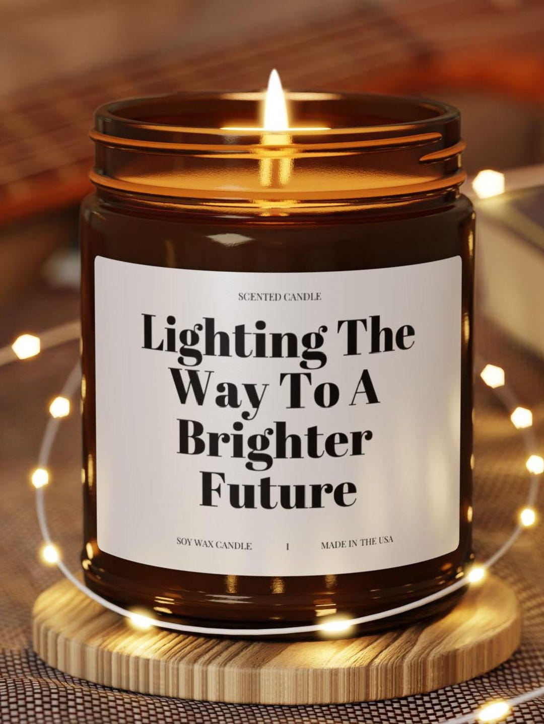Lighting the Way to A Brighter Future Candle, Graduation Gift ...