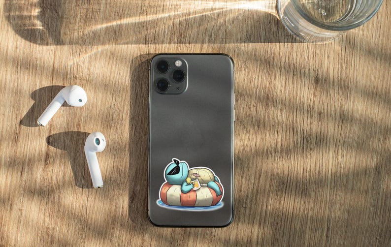 Funny Squirtle Sticker | Anime Squirtle Comic | Squirtle Chilling in a ...