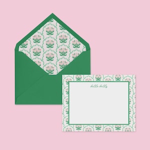 Pink Floral Grand Millennial Scallop Pattern - Preppy Floral Background ...