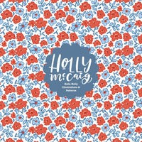 Red White and Blue Flowers Seamless Patriotic Pattern, Seamless Red ...