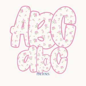 Grand Millennial Alphabet Clipart Set | Upper Lowercase Letters ...