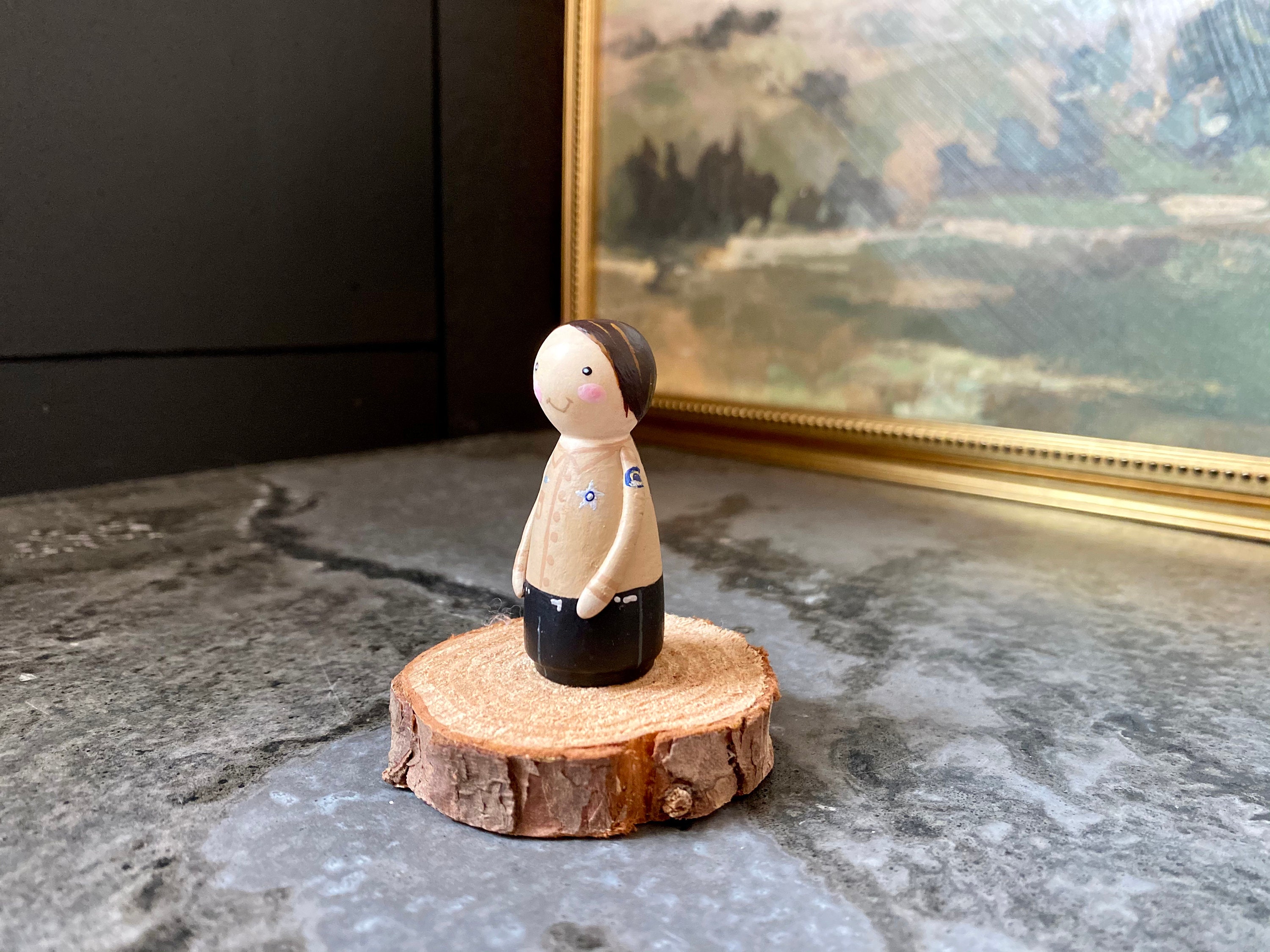 Police Peg Doll, Police Doll, Custom Doll, 3D Doll, Gift for Police - Etsy