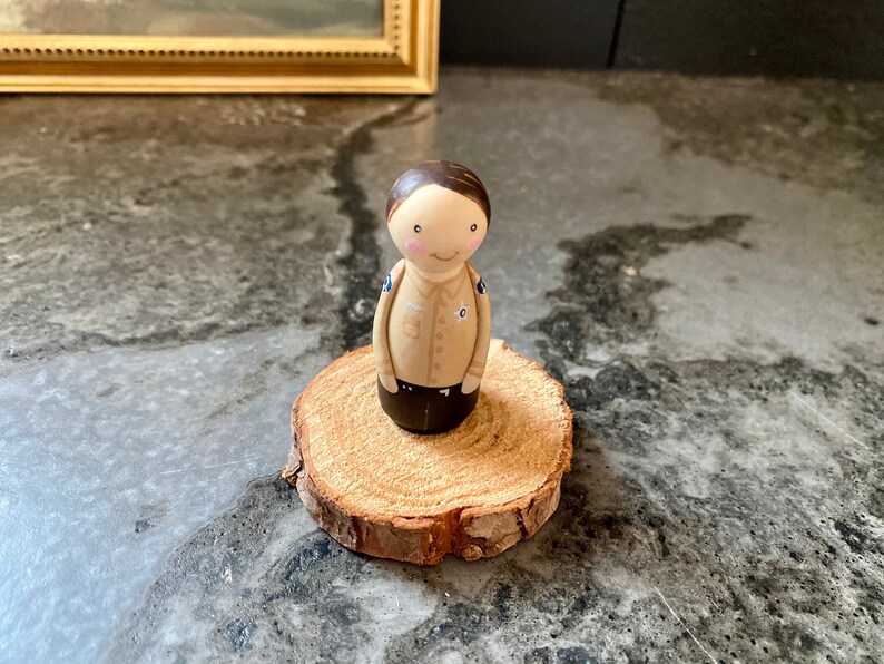 Police Peg Doll Police Doll Custom Doll 3D Doll Gift for - Etsy