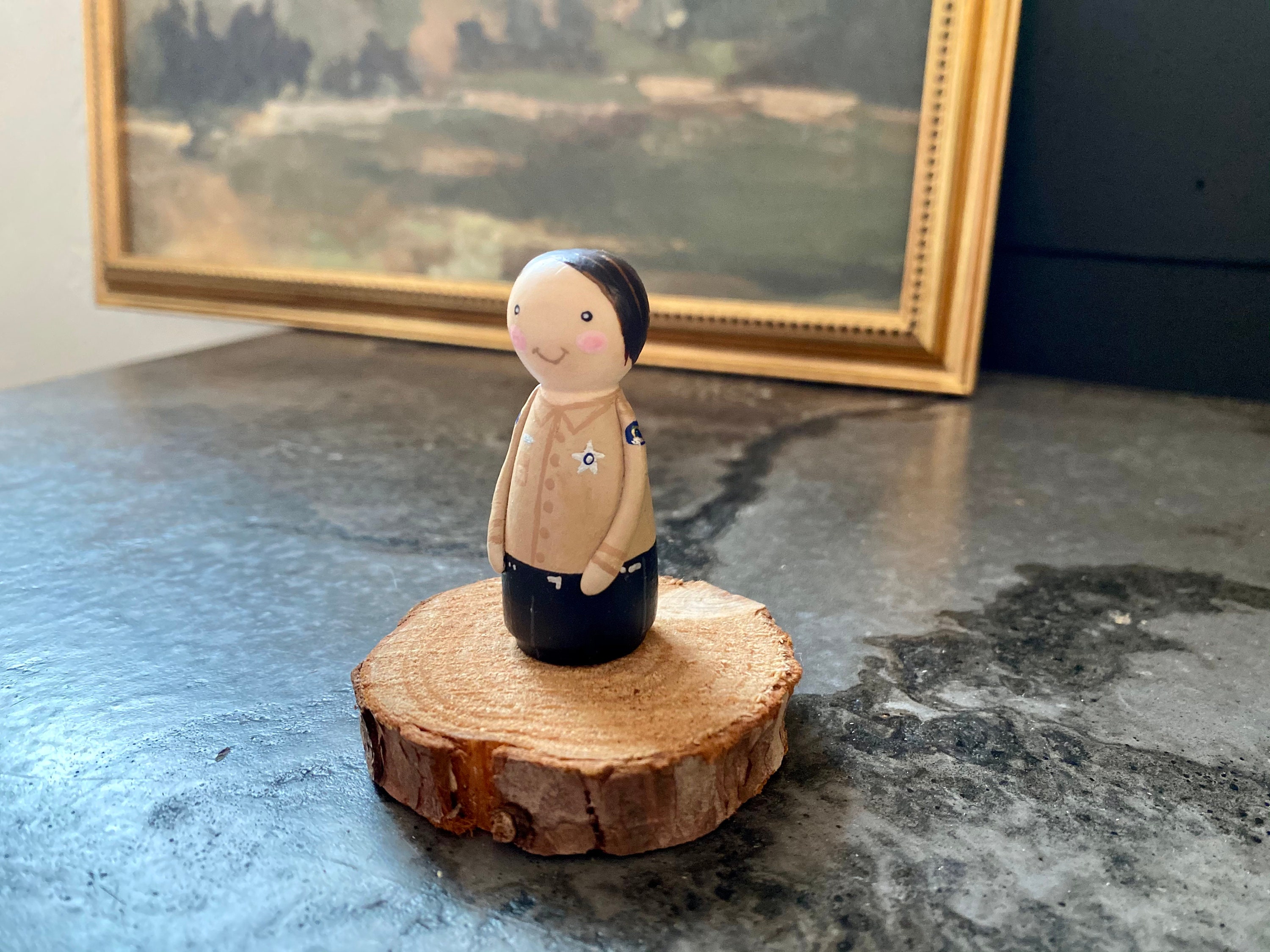 Police Peg Doll, Police Doll, Custom Doll, 3D Doll, Gift for Police - Etsy