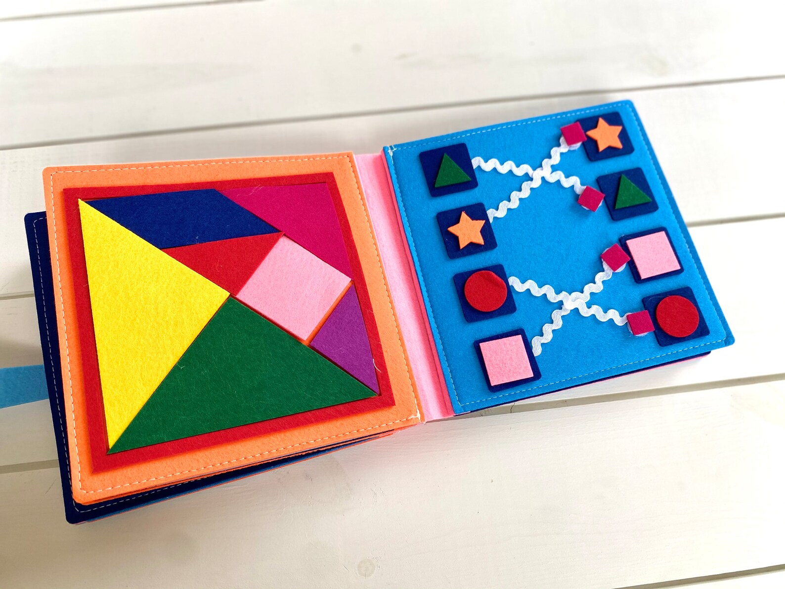 Educational Felt Book Montessori Toy Busy Book - Etsy