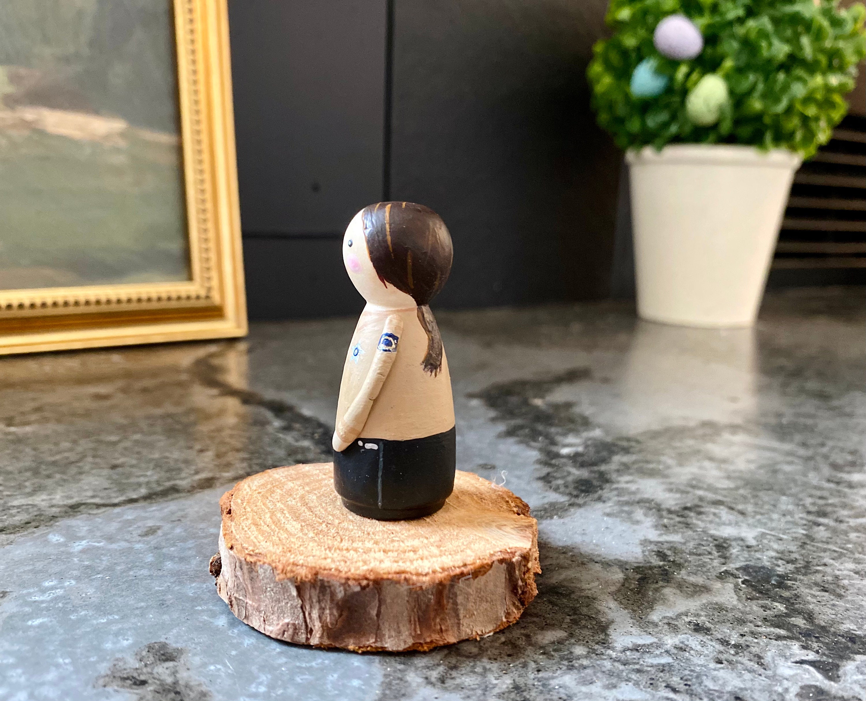 Police Peg Doll, Police Doll, Custom Doll, 3D Doll, Gift for Police - Etsy