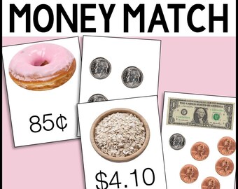 Coins Flash Cards - Etsy