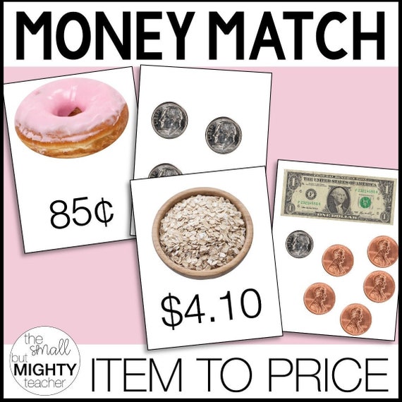 Money Flash Cards US Coins Memory Games Pre-k Learning - Etsy