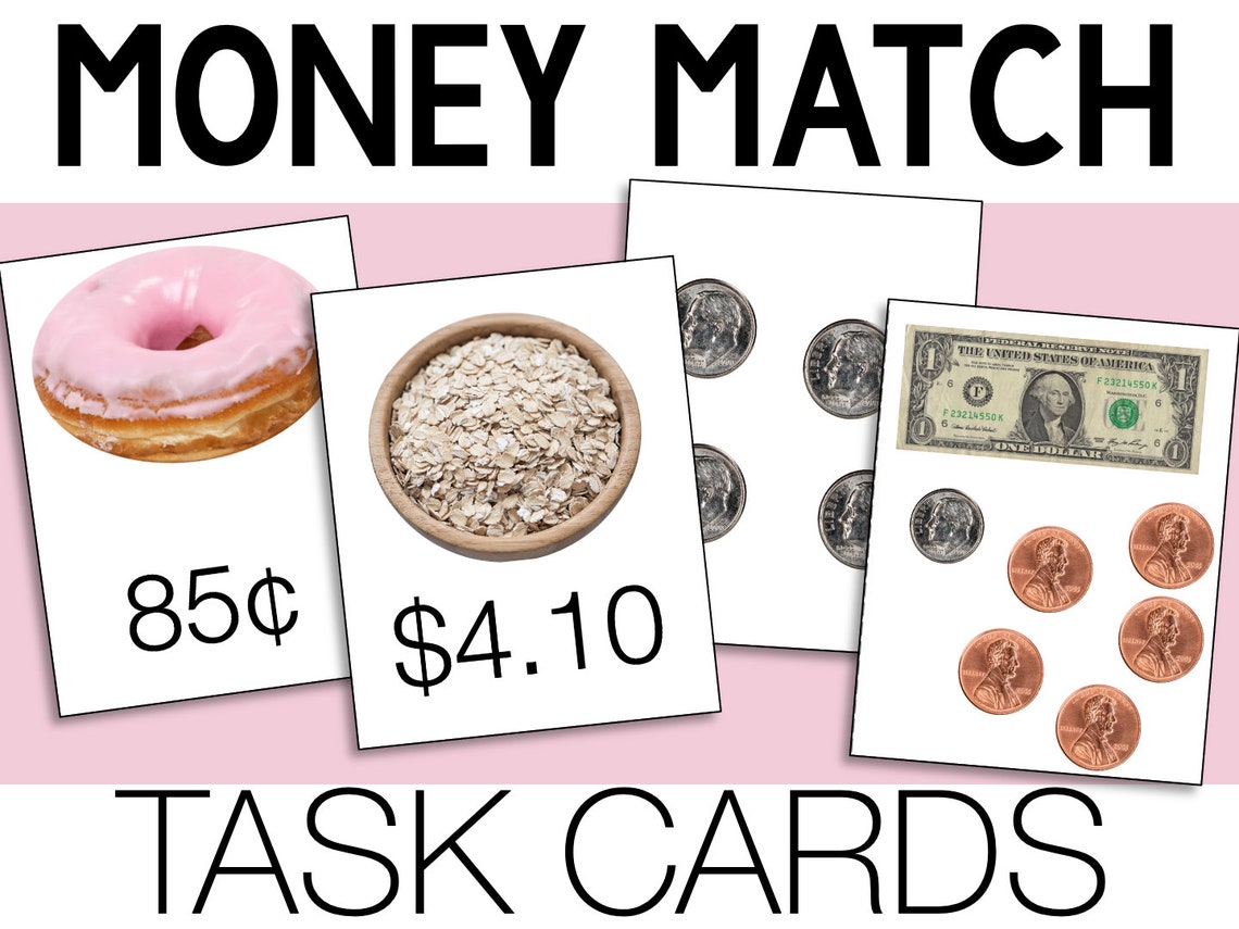 Money Flash Cards, US Coins, Memory Games, Pre-k Learning ...