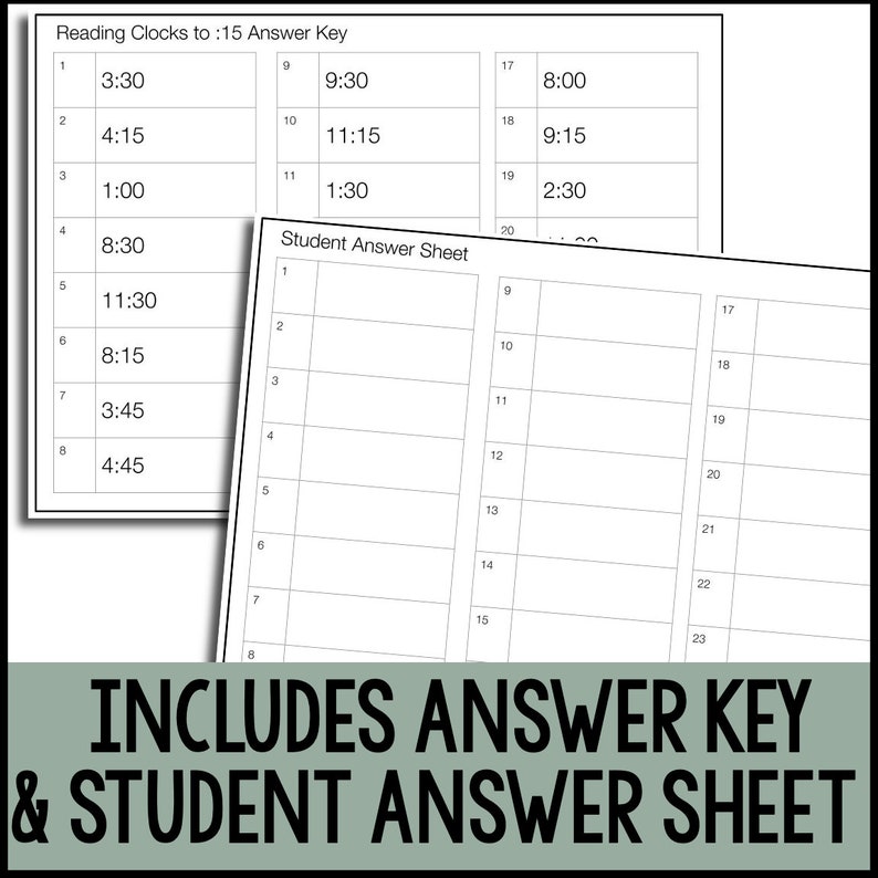 Telling Time, Reading a Clock Task Cards, Homeschool, Special Ed - Etsy