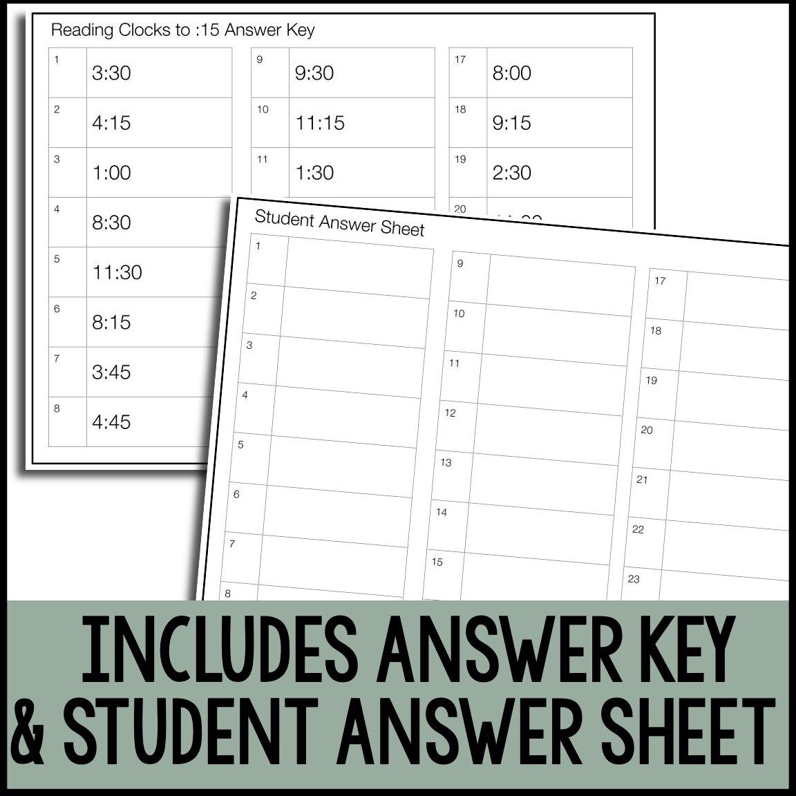 Telling Time, Reading a Clock Task Cards, Homeschool, Special Ed - Etsy