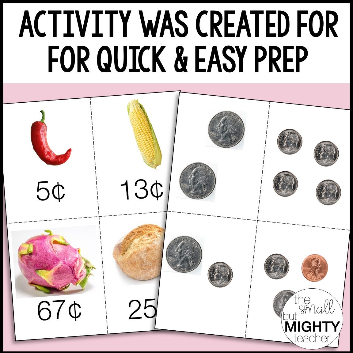 Money Flash Cards, US Coins, Memory Games, Pre-k Learning ...