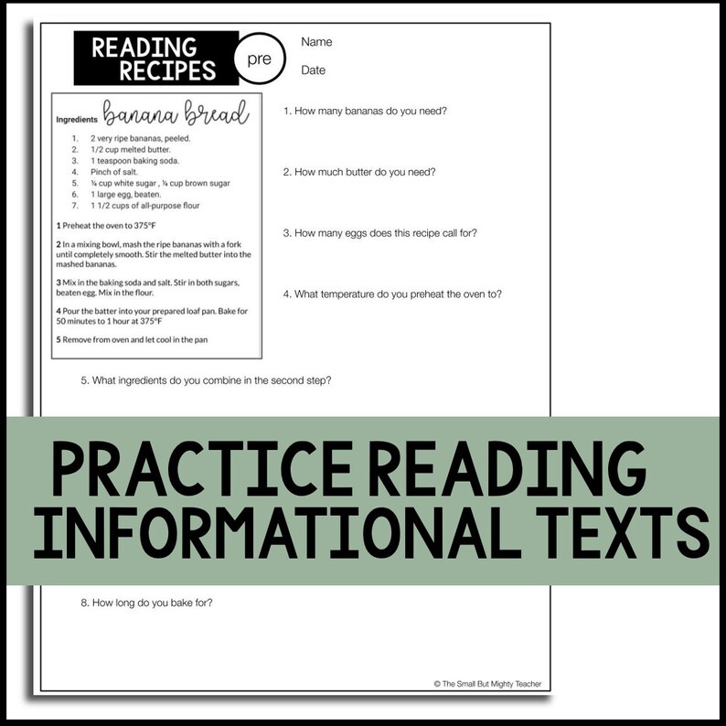 Functional Reading Worksheets, Special Education, Homeschool, Sped ...