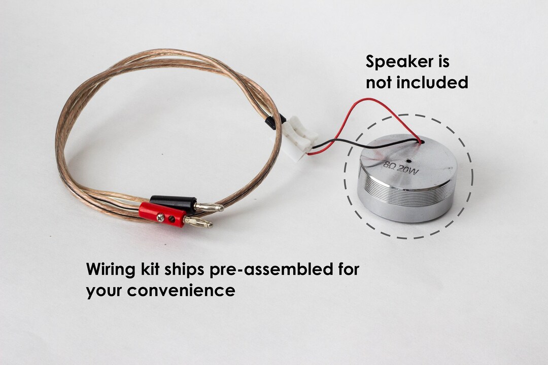 Wiring Kit for 50MM Resonance Speakers Vibration Bass Shaker - Etsy