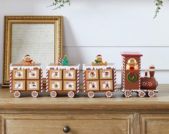 Wooden Train Advent Calendar | Etsy