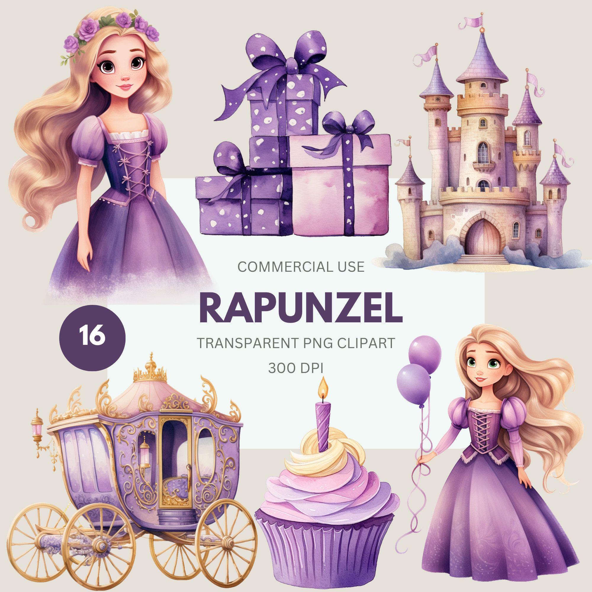 Rapunzel Transparent Background Rapunzel, Clipart Digital, PNG,