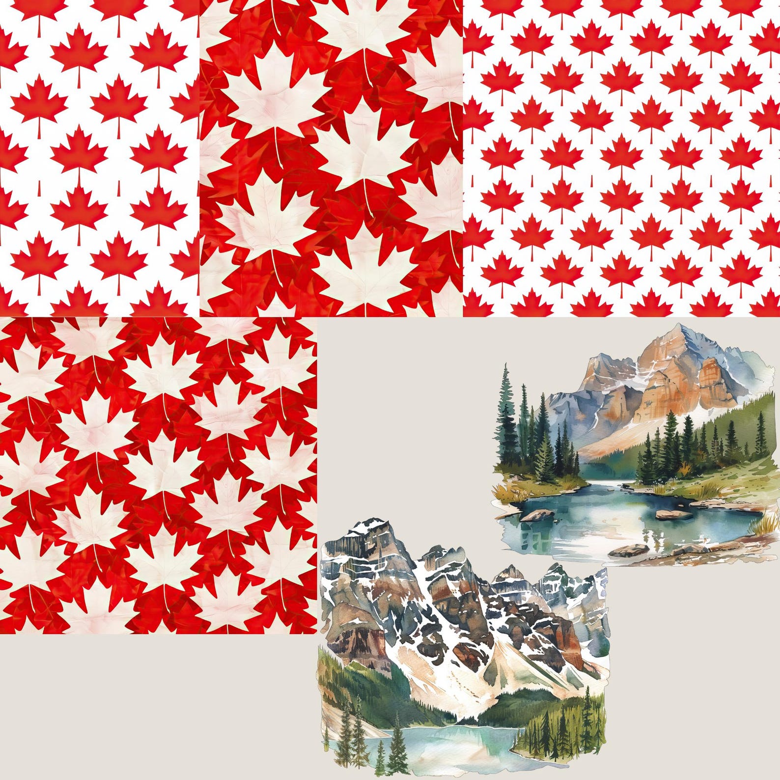 Canada Day Clipart, July First, Canadian Flag, Beaver, Poutine, July ...