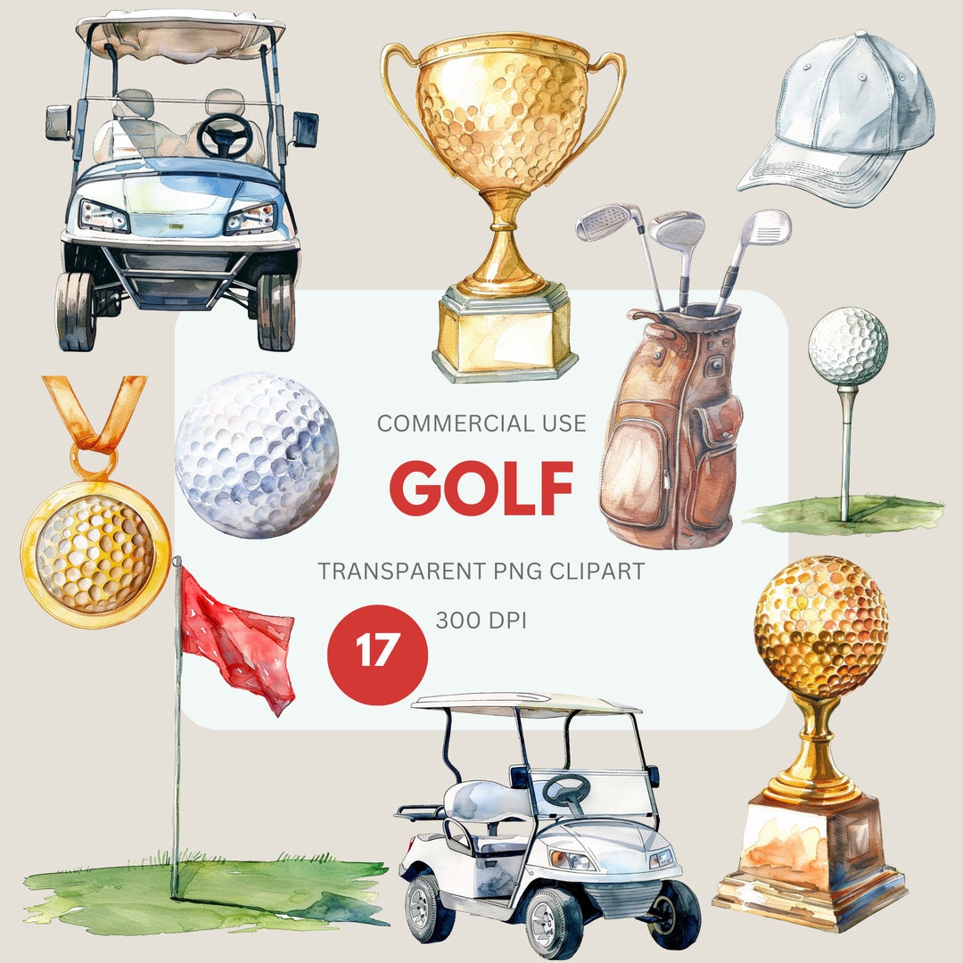 Golf Clipart Pack, Golf Club PNG, Sports, Boy Clipart, Sports Clipart ...